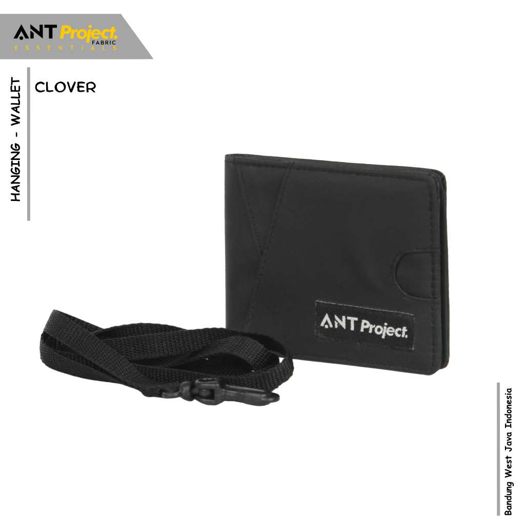 ANT PROJECT - CLOVER Waterproof Short Folding Wallet - Hanging Wallet ...