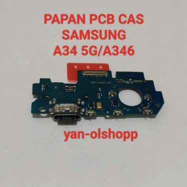 Samsung galaxy A34 (5G) A346E charger connector UI board mic PCB ORI ...