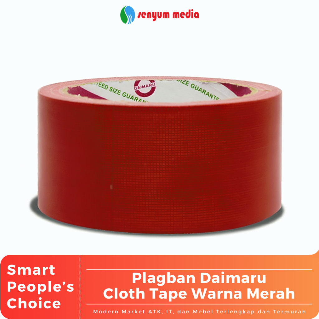 MERAH Plagban Daimaru Cloth Tape Red Color (1Pcs) (S:PCS) | Shopee ...