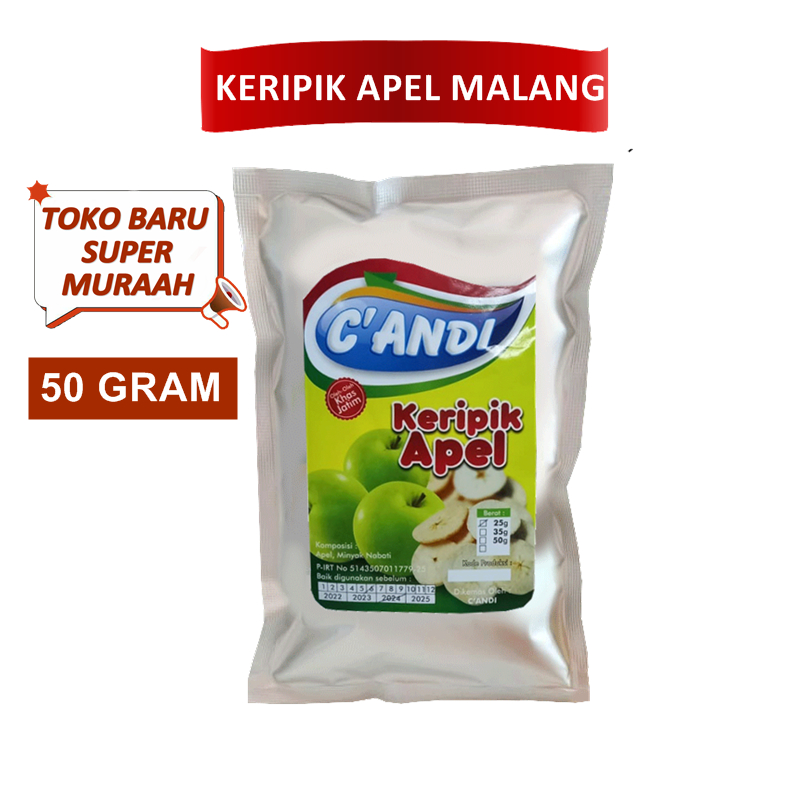 Apple CHIPS 50 GRAMS APPLE Jackfruit Chips SALTED FRUIT DRY SNACKS ...