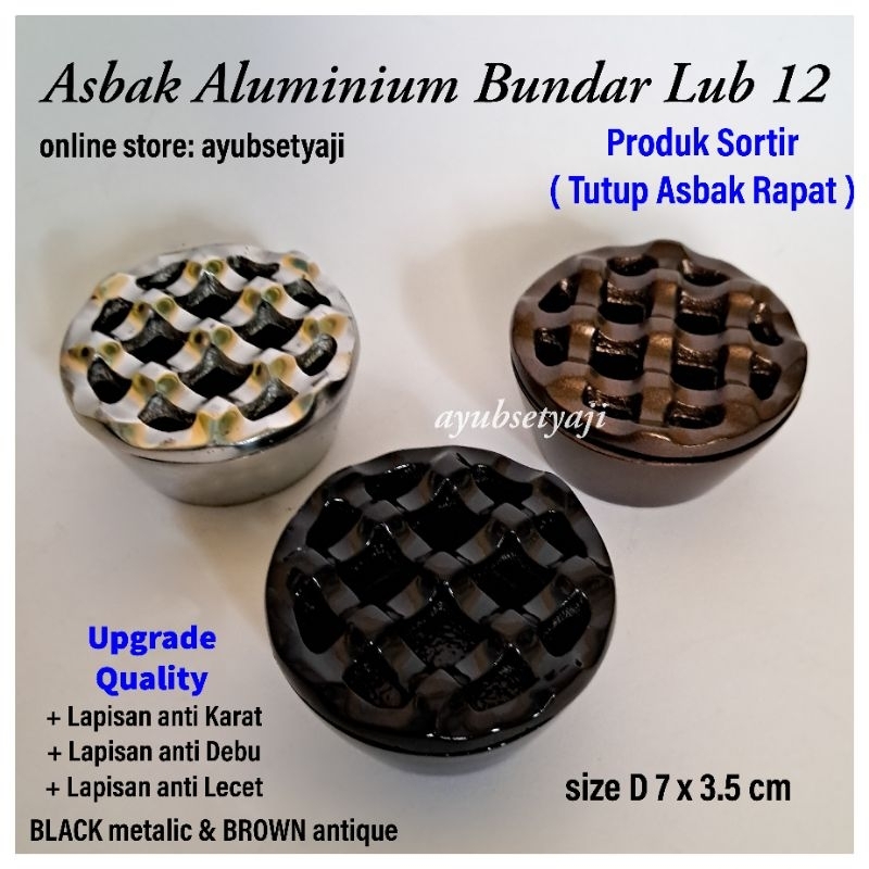 Aluminum 12 Hole Ashtray Round Ashtray / 12 Holes Ashtray / Hotel ...