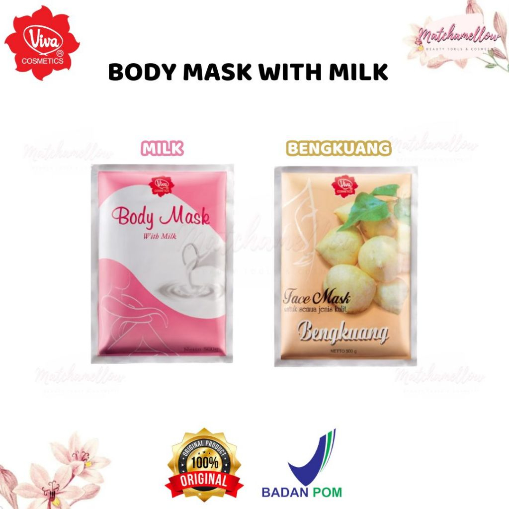 ️MATCHA ️ Viva BODY MASK WITH MILK - BODY MASK MILK 500GR | Shopee ...