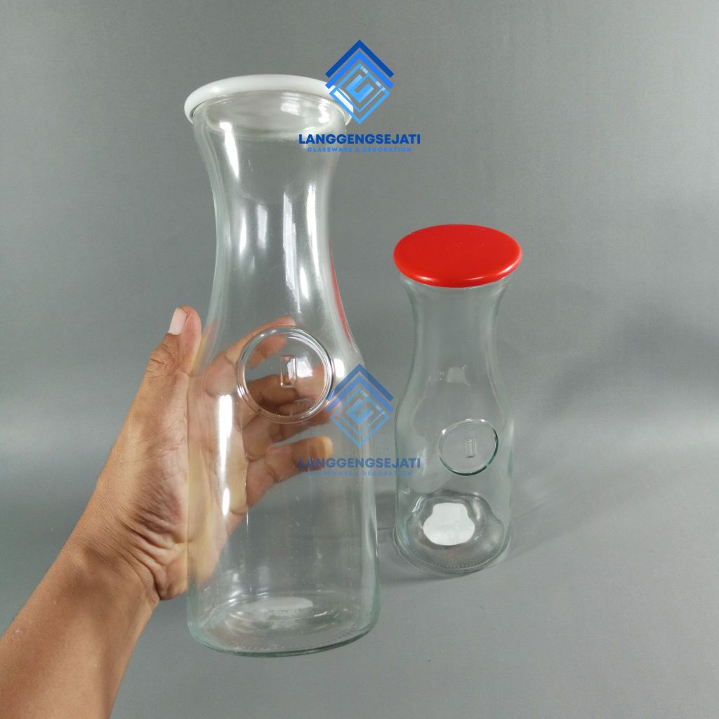 1000ml KARAF CARAFE GLASS Bottle/DECANTER/WINE GLASS/Coffee Juice ...