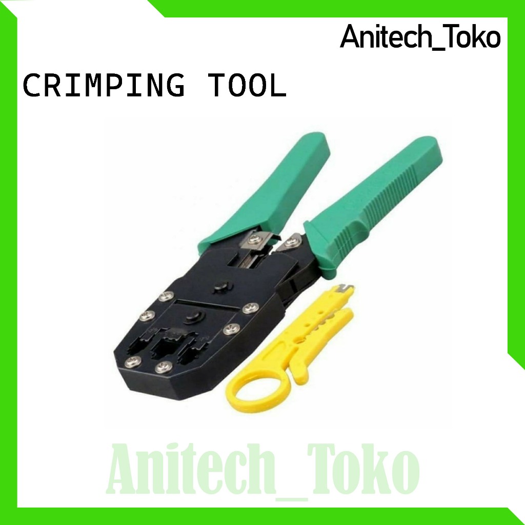 [ANITECH_TOKO] Crimping Tool Networking - RJ11 RJ45g Crimping Pliers ...