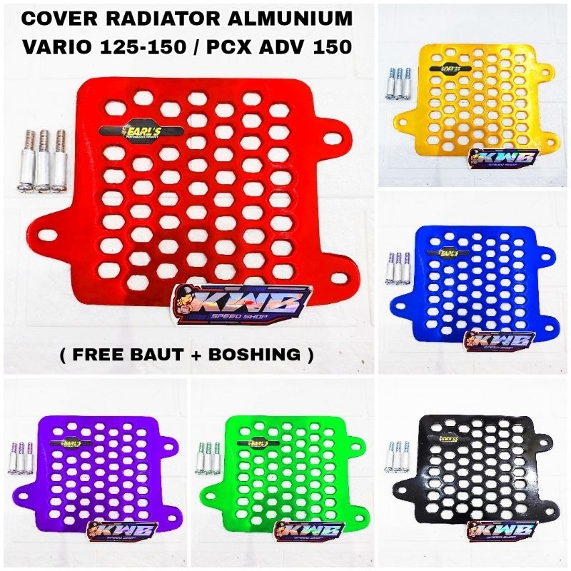Radiator COVER HRC VARIO 125 150 PCX ADV CNC / RADIATOR COVER HRC VARIO ...