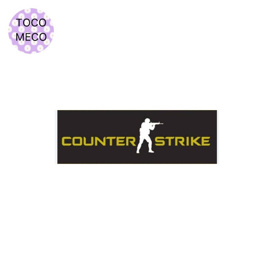 Strike COUNTER sticker logo RPG CS FPS retro arcade game film sticker ...
