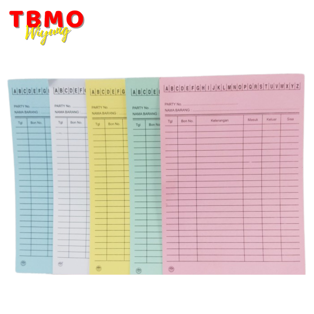 Tbmo OCI Folio Stock Card Contains 100 Sheets | Shopee Singapore