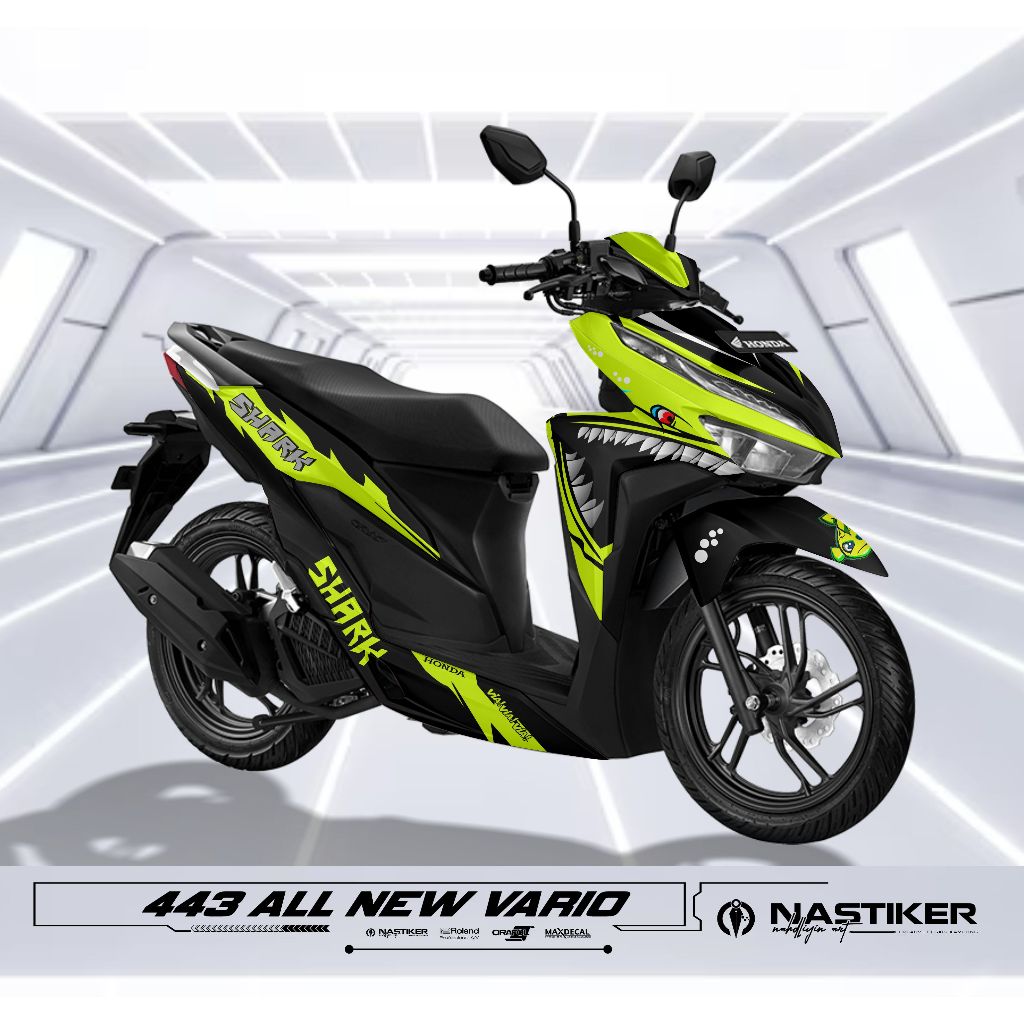 Decal kit all new vario 125 150 SUPER GLOSSY - full body vario shark ...