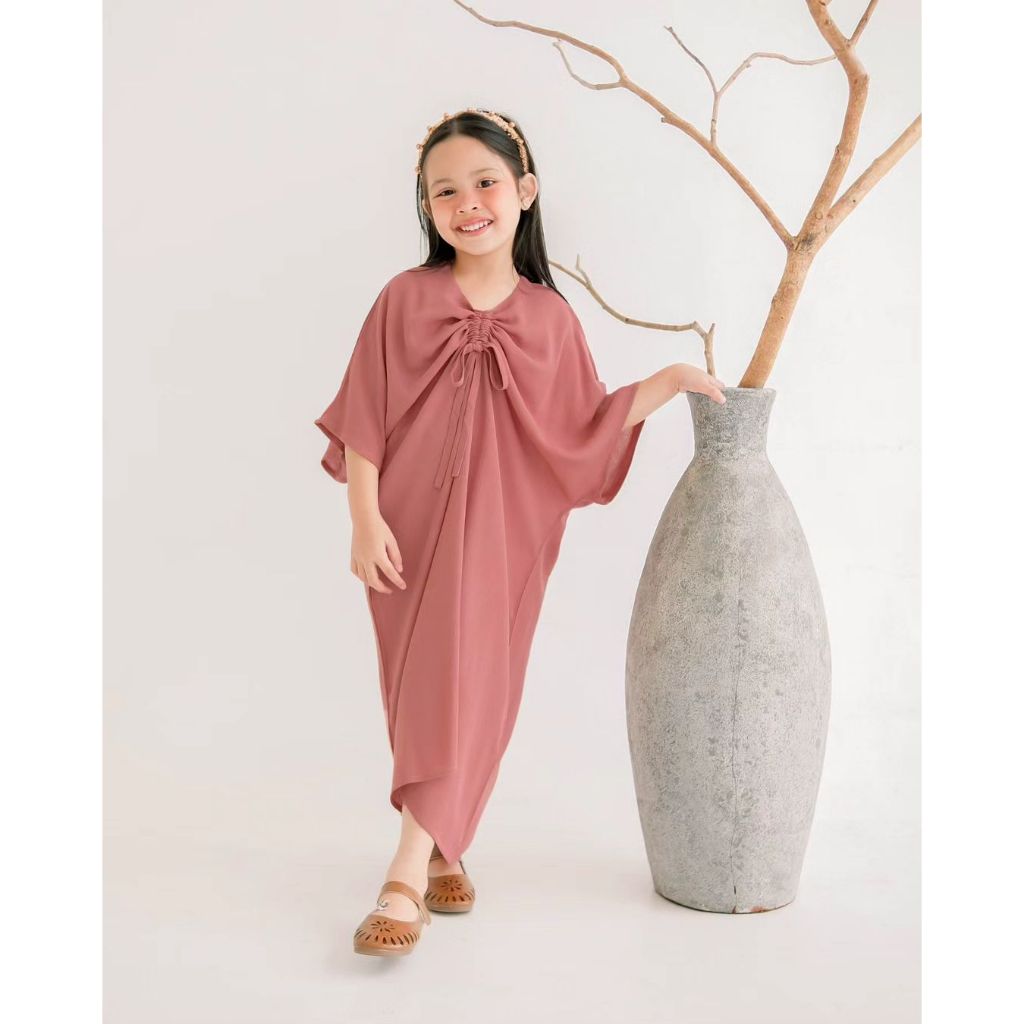 Newest MODEL CHILDREN'S KAFTAN 2025 GIRLS' EID CLOTHES PREMIUM DRESS ...