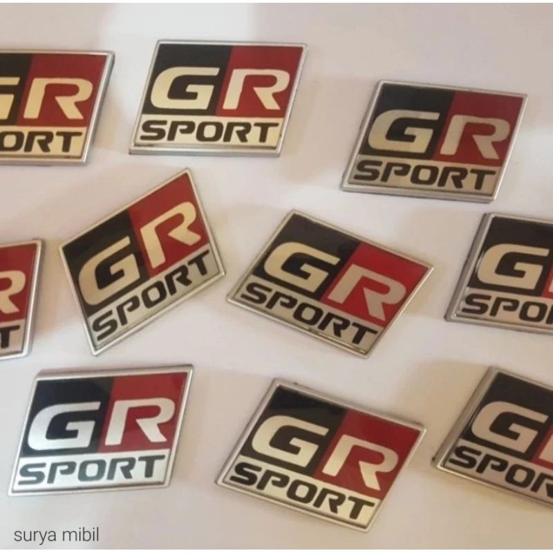 Gr Sport Emblem Complete with 3m Original | Shopee Singapore
