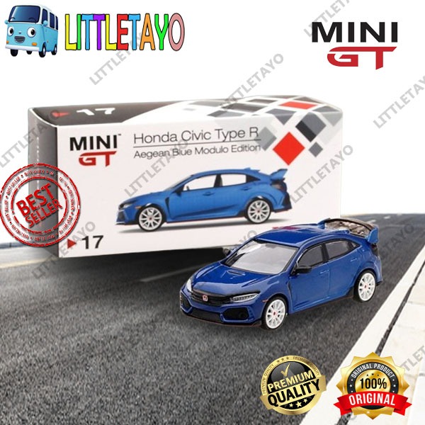 Mini GT HONDA CIVIC Type R AEGEAN BLUE MODULO EDITION - MGT00017 NISSAN ...