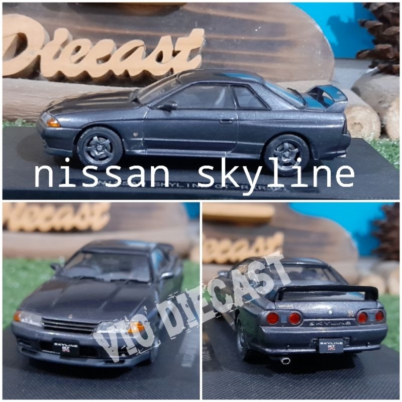 Diecast Miniature Nissan Skyline GT-R R32 scale 1:43 | Shopee Singapore
