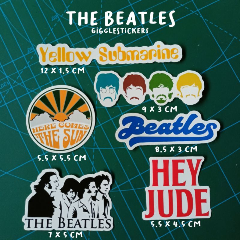 Sticker Pack THE BEATLES | Shopee Singapore