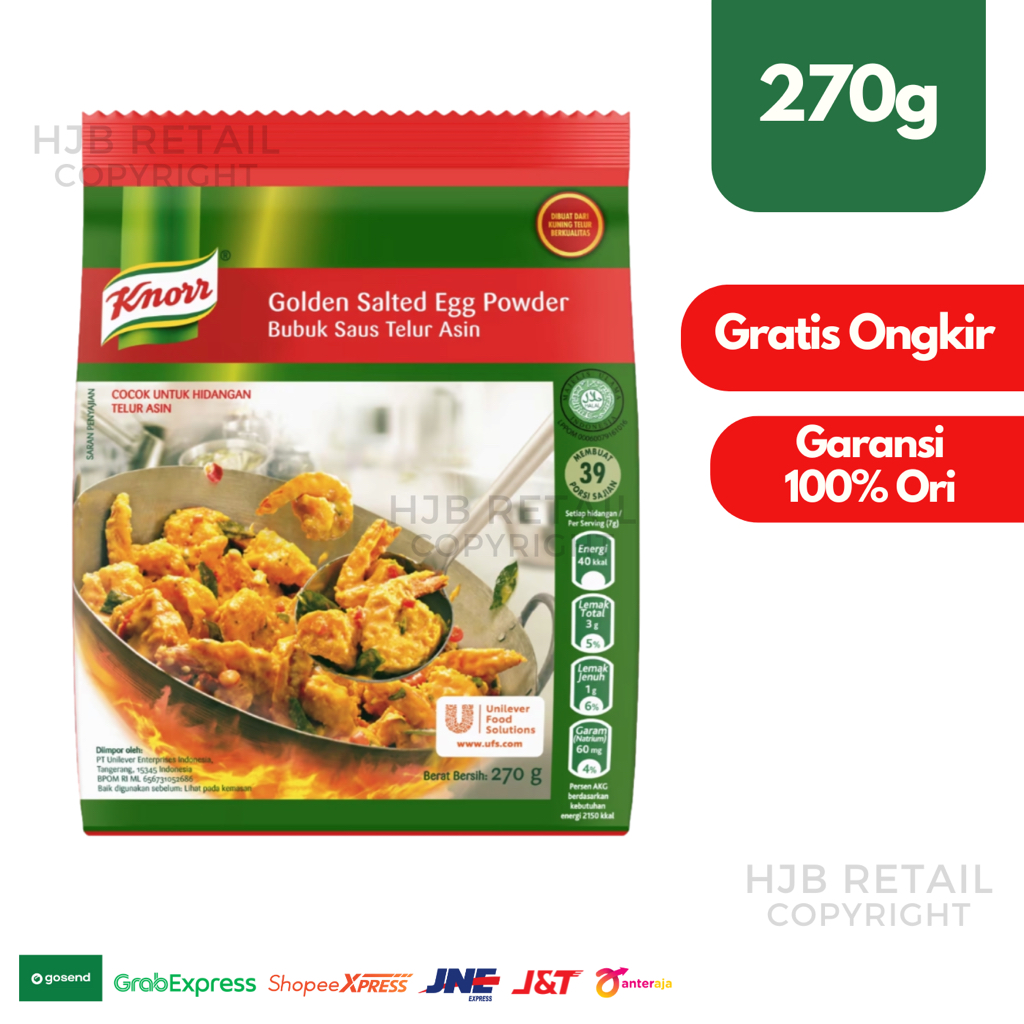 Knorr Golden Salted Egg Powder 270g (Knorr Salted Egg/Salted Egg Powder ...