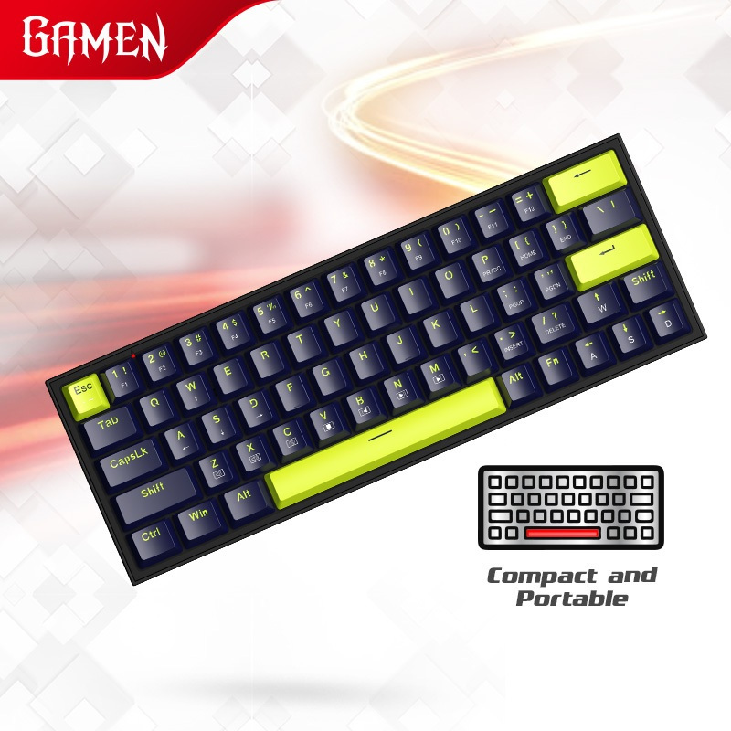 GAMEN Titan V Lite Lattice Titan Series Gaming Keyboard Mechanical ...