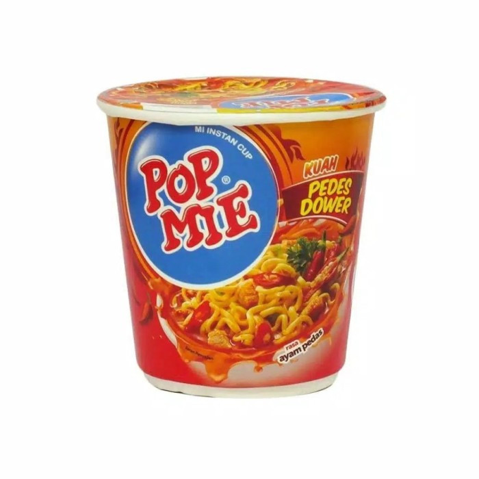 Pop Noodles Instant Noodles Sauce pedes dower Chicken cup 75g/pcs ...