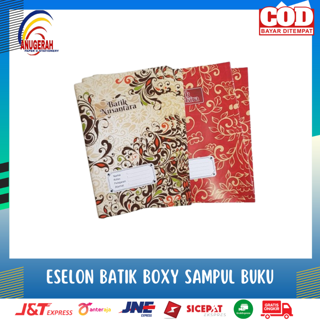 Echelon BATIK BOXY Book Cover (Pack) | Shopee Singapore