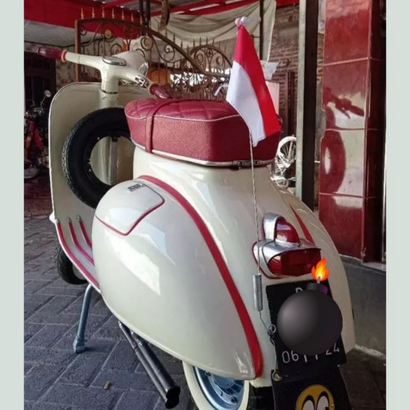 Vespa Super Sprint Vbb Excel Antenna Flag Pole etc | Shopee Singapore