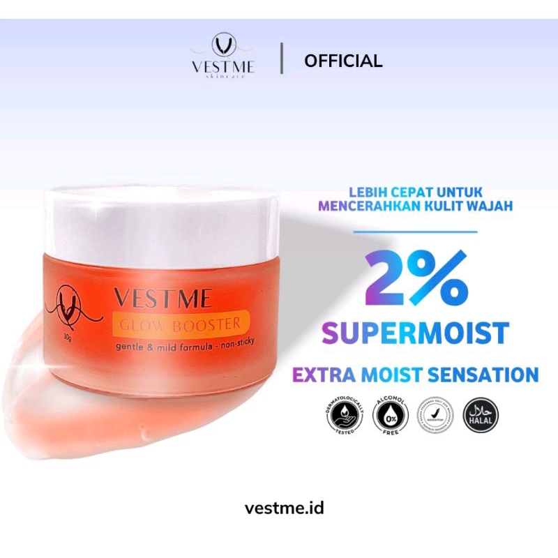 Vestme Glow booster With Triple Hyaluronate, Jania Rubens Extract ...