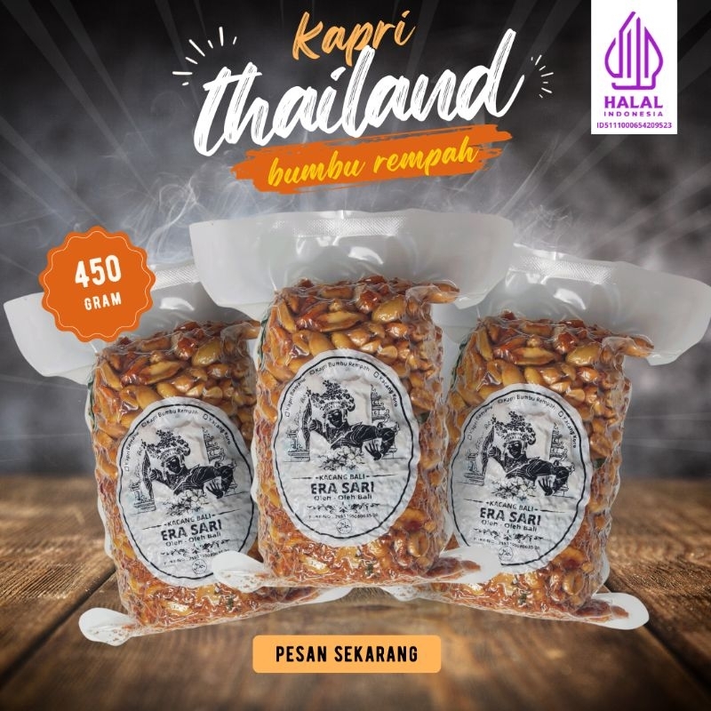 Thai peanuts typical Balinese spices 450g vacuum packaging | Shopee ...