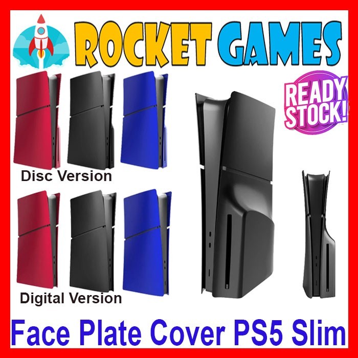 Face Plate Cover Casing Console PS5 SLIM Disc & Digital Version ...