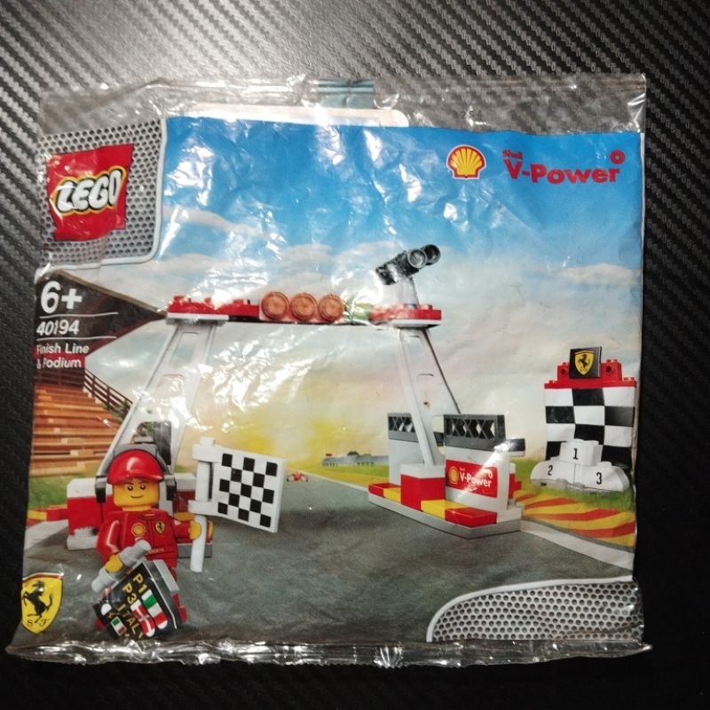 Lego 40194 Shell Ferrari Finish Line & Podium, Lego Polybag | Shopee ...