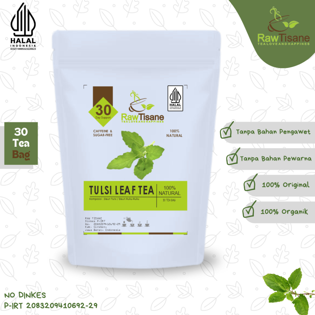 RAW TISANE Tulsi Leaf Tea: Tulsi Leaf Tea / Ruku-Ruku Leaf Tea Contains ...