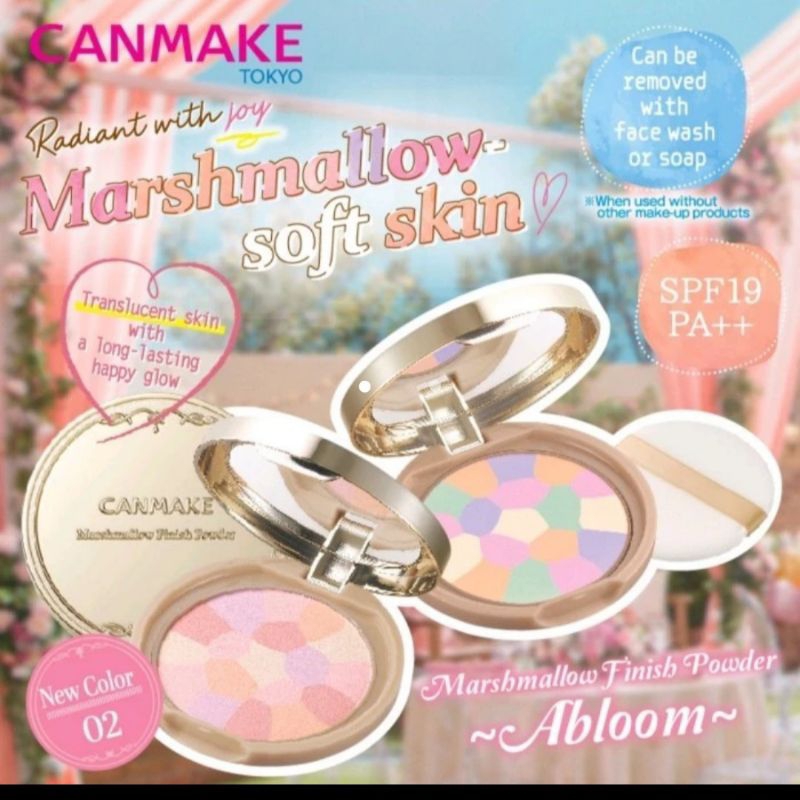Canmake MARSHMALLOW FINISH POWDER Original Handcarry Japan | Shopee ...