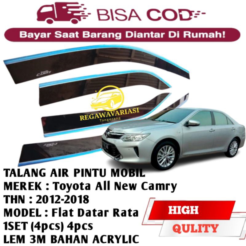 Toyota Camry List Chrume 2012-2018 car water gutter, 4-door flat model ...