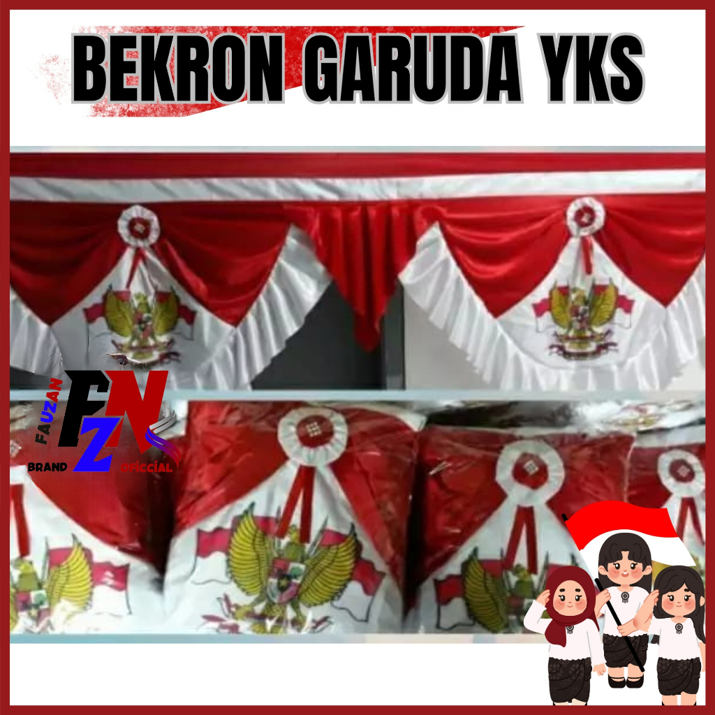Garuda Yks Satin Abutai Background (10 waves) | Shopee Singapore