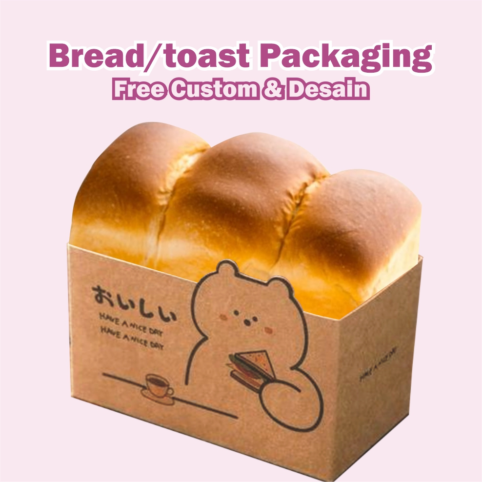 Packaging BOX BREAD PACKAGING CARTOON ANIMATION CRAFT PAPER FREE CUSTOM ...