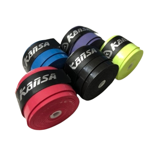 Badminton Racket Grip Rubber Grip Round Plain Thin KANSA ORIGINAL Soft ...