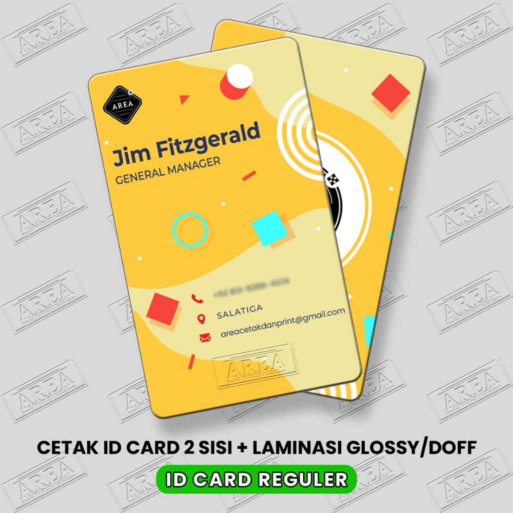 Print Custom 2 Side ID Cards + Anti-Scratch/Card Lamination | Shopee ...