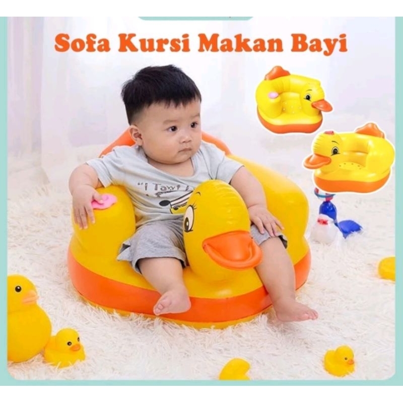 Baby CHILDREN'S INFLATABLE SOFA BABy PRELOVED DUCK SEAT BALLOON DINING ...