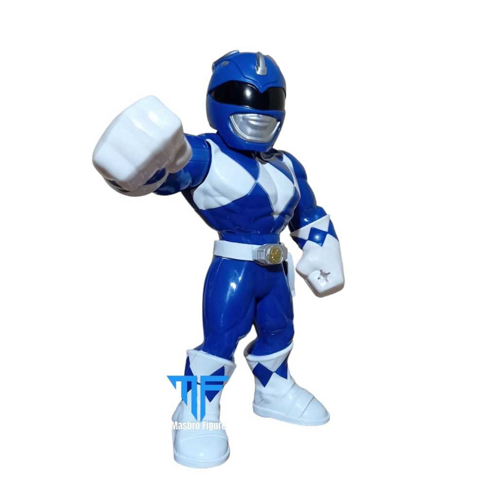 Action Figure Hasbro Power Rangers Mega Mighties Poseable Figure Blue ...