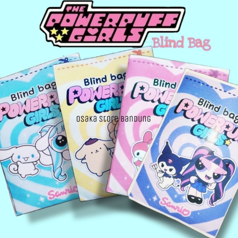 Blind Bag Powerpuff girl x Sanrio paper doll surprise | Shopee Singapore