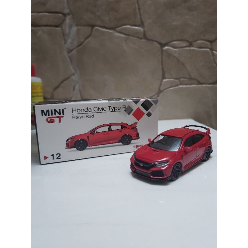 Mini GT Honda Civic Type R No. 12 (red) | Shopee Singapore