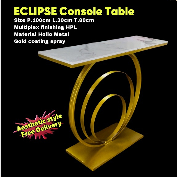 Aesthetic console table, aesthetic gold console table, corner vase TV ...