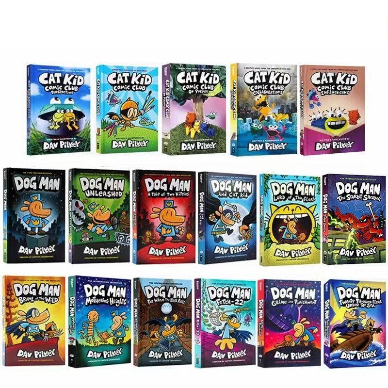 Dog Man/ Dogman book/ Children's story book 17 titles | Shopee Singapore
