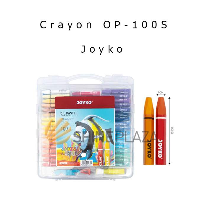Joyko Titi Crayons 100 Colors OP-100S - Oil Pastel Color Joyko Crayons ...