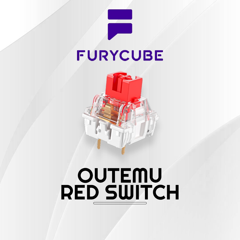 Outemu Red Linear Switch Mechanical Keyboard Switch SMD LED 3 pin 10 ...