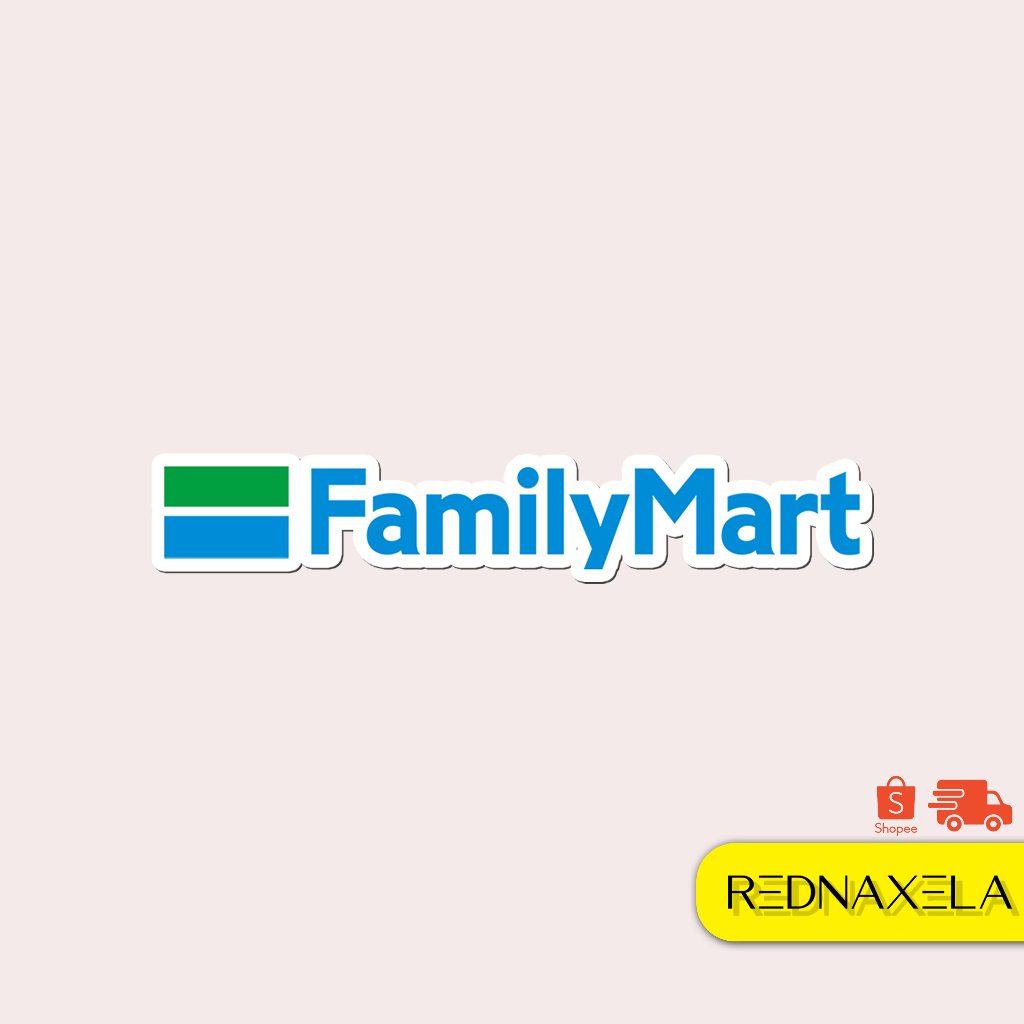 Vinyl Sticker Family Mart Sticker Suitcase Outdoor Waterproof Sticker ...