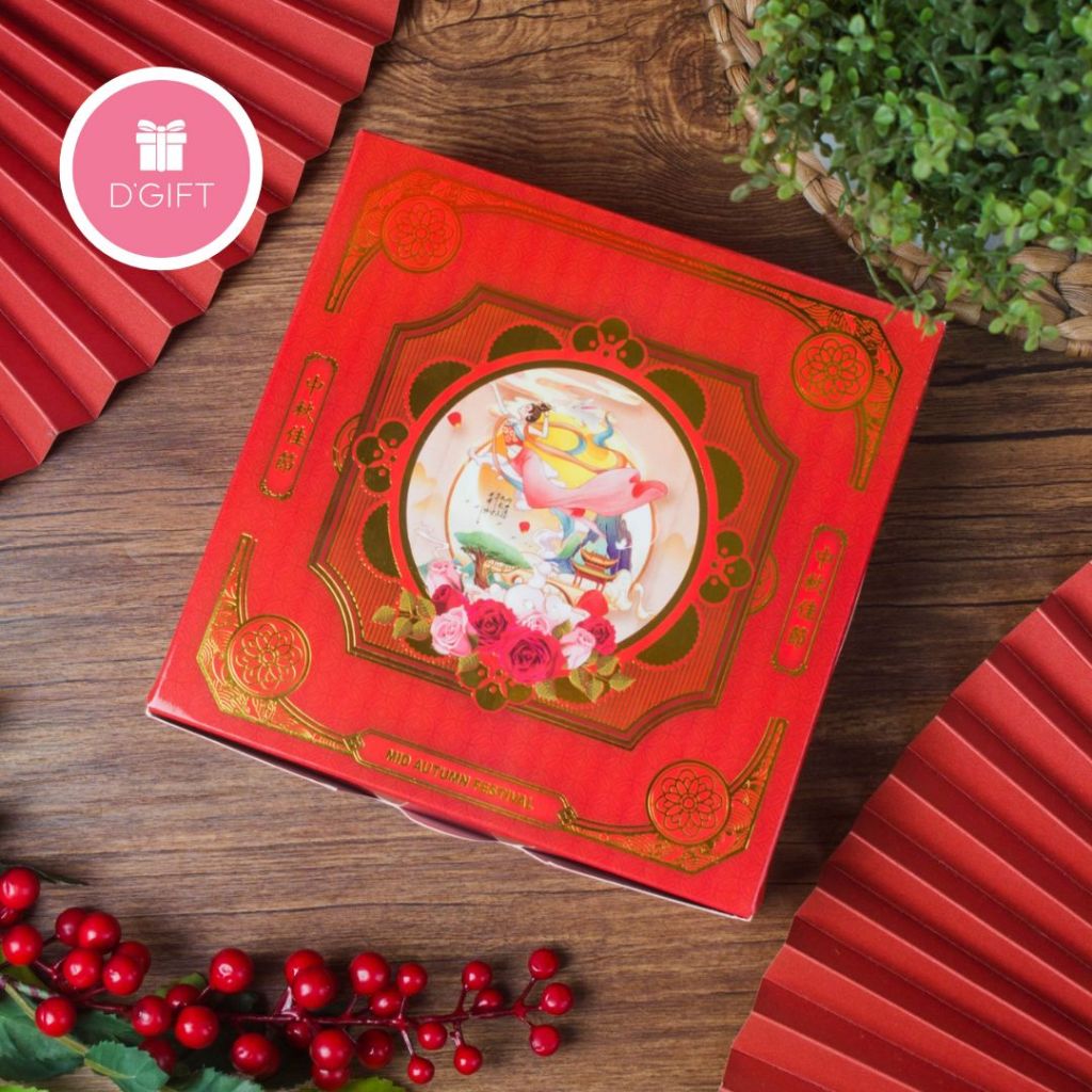 (10pcs) Mooncake Box 100gr Mooncake Box Mooncake Box Contains 4 ...