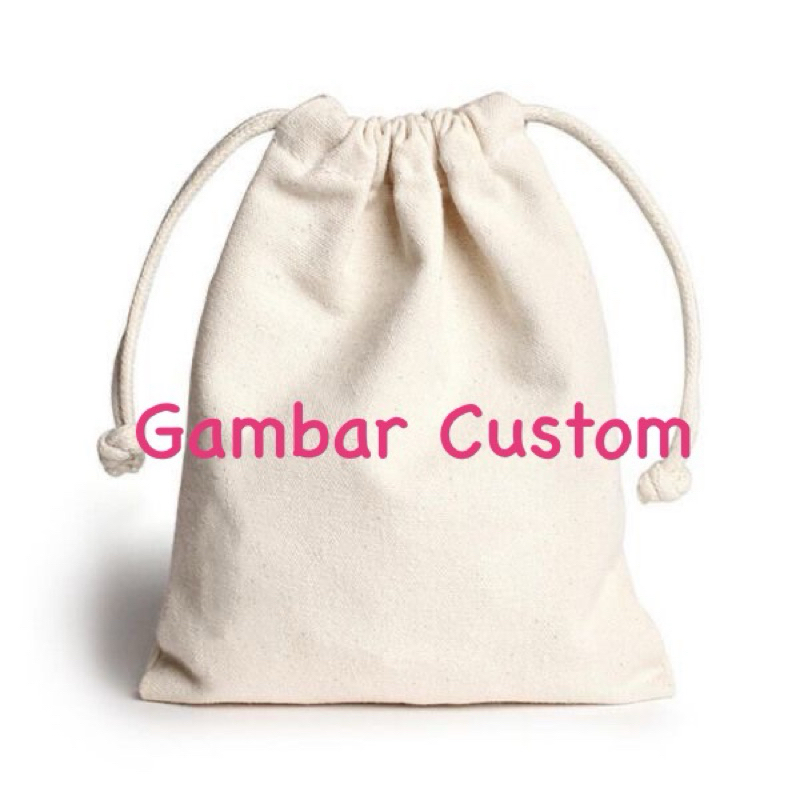 Cutsom Screen Printed Drawstring Pouch with Picture and Color/ Custom ...
