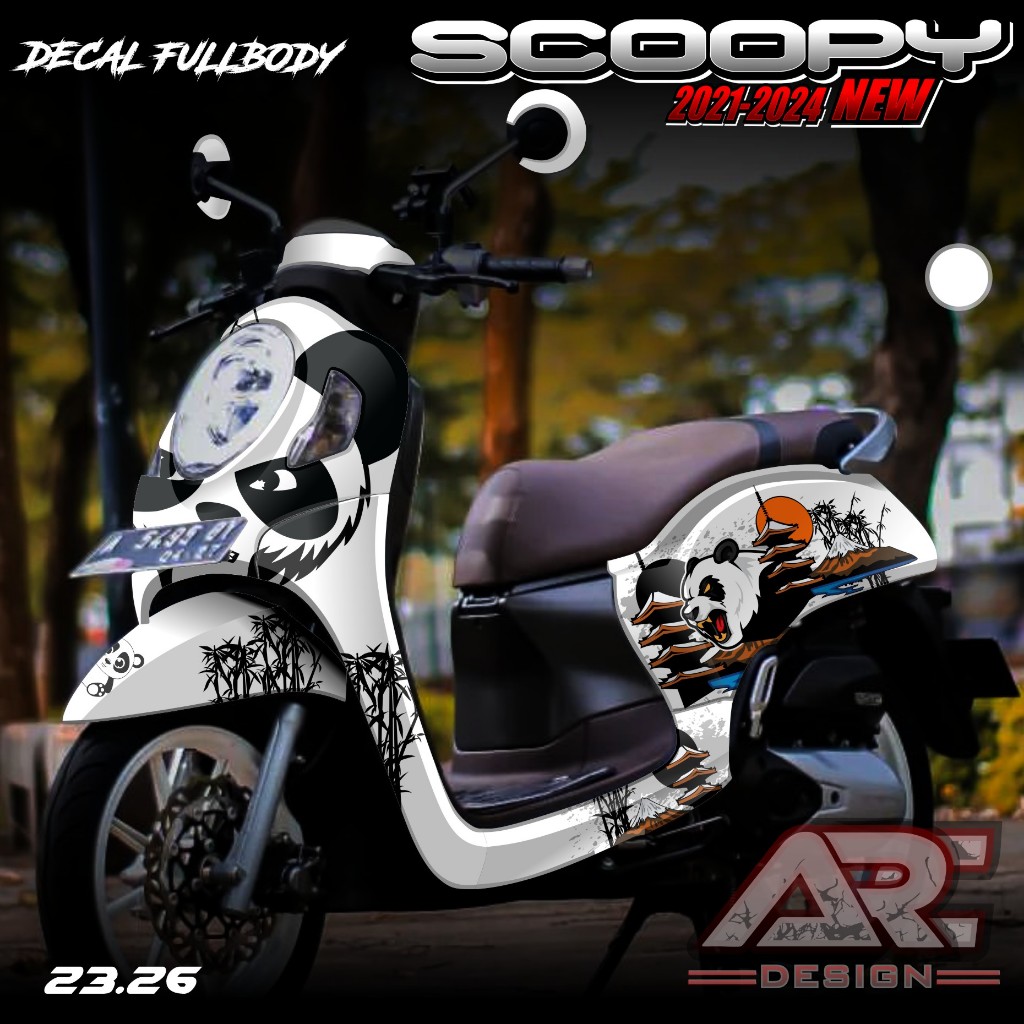 LATEST Decal Sticker Honda All New Scoopy 2021 2022 2023 2024 Full body ...