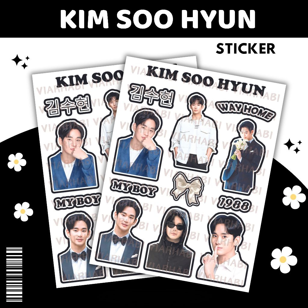 Sticker KIM SOO HYUN KIM SOO MEN// STICKER AKTOR KDRAMA CONETING ...
