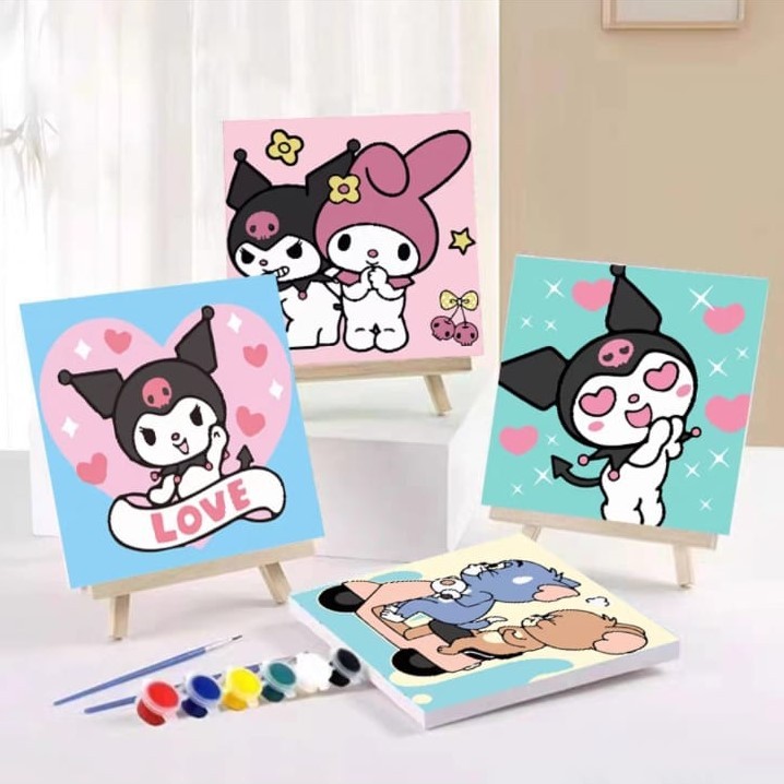 [BS] Canvas Paint By Number Kit Digital Oil Painting DIY Painting 20x20 ...