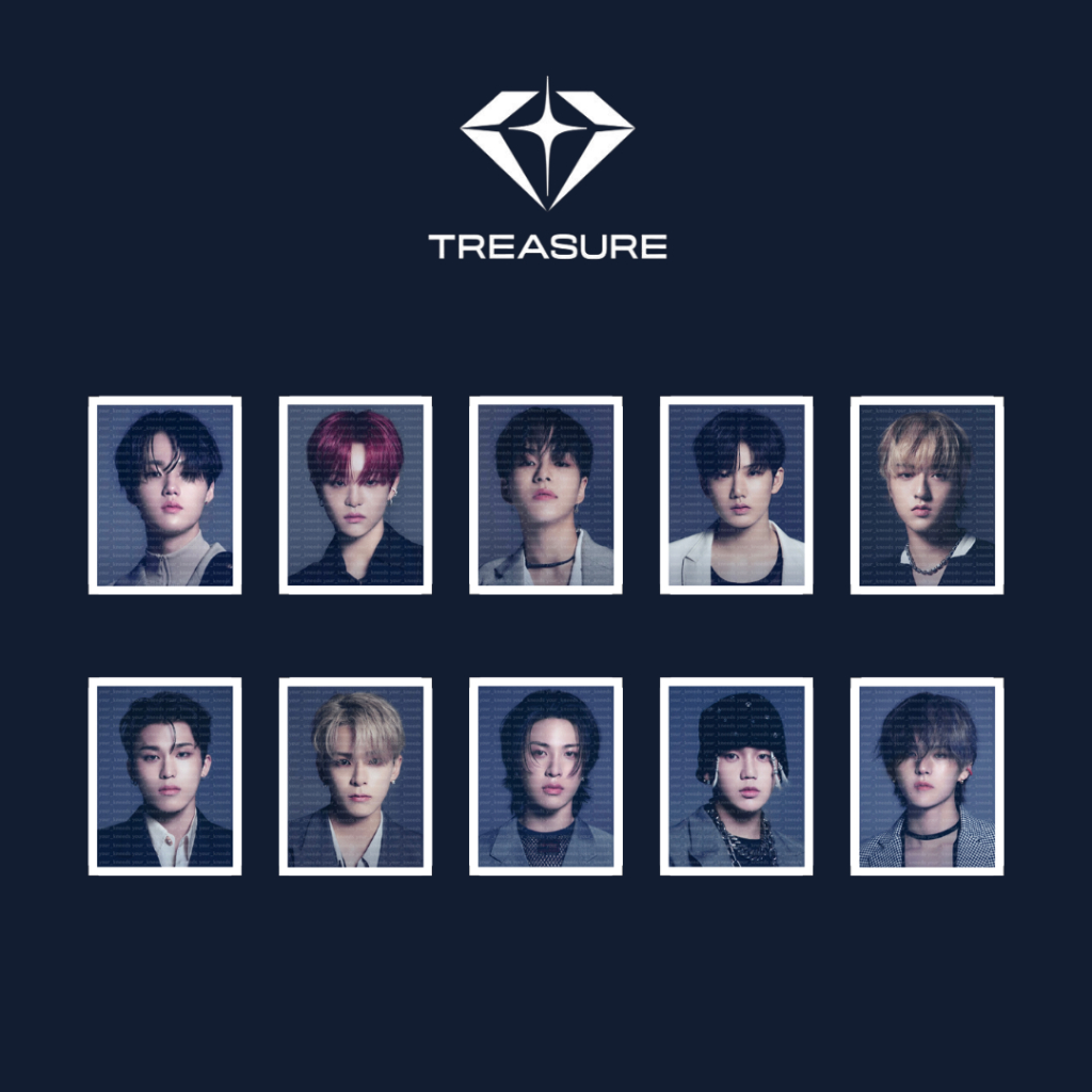 Unofficial TREASURE ID PHOTO SET | Fanmade | Photo Pass | Shopee Singapore