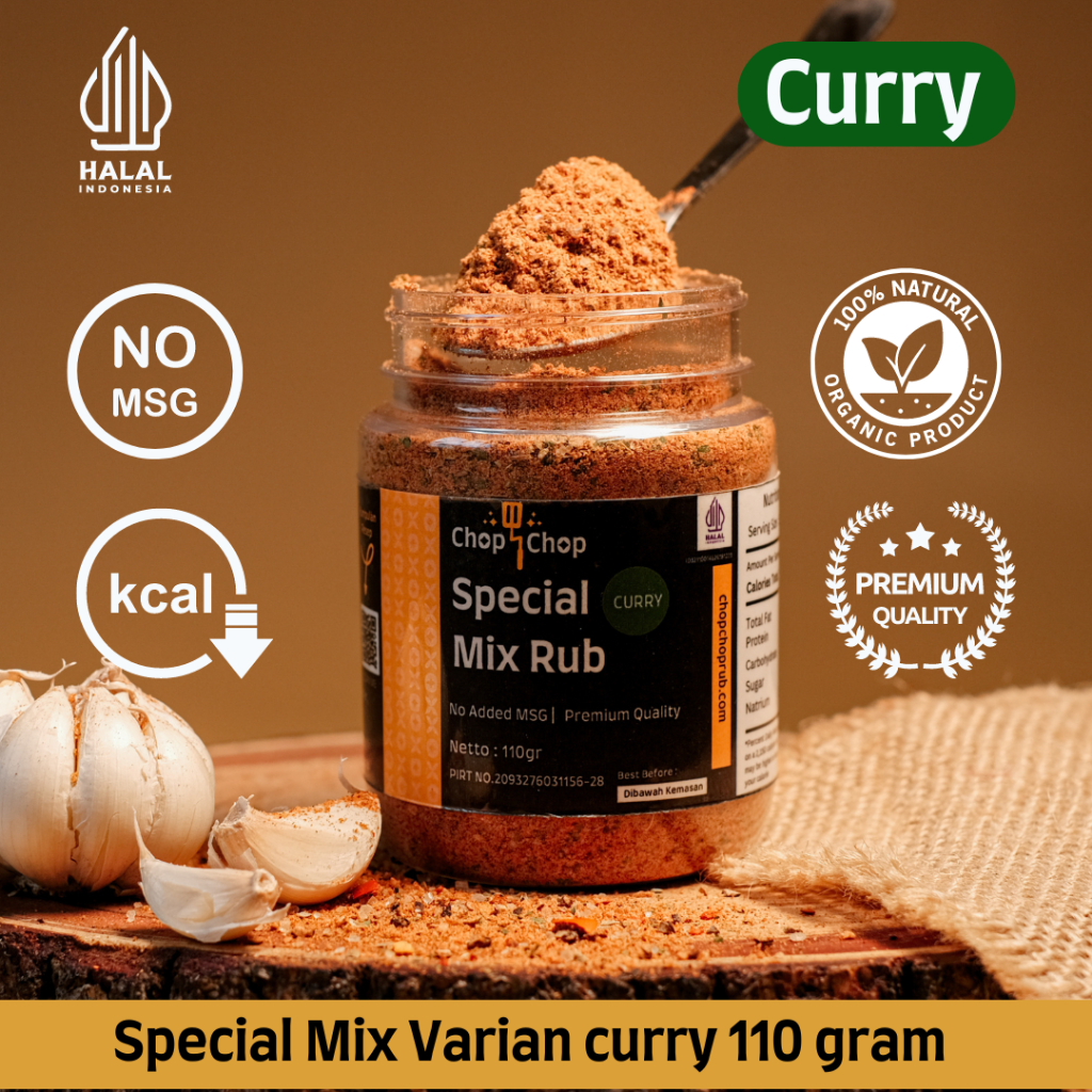 Chopchop Special Mix Rub Curry Low Calorie Marinade Seasoning ...