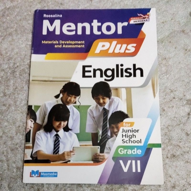 Ori MENTOR PLUS ENGLISH Book Class 1 Junior High School Publisher ...